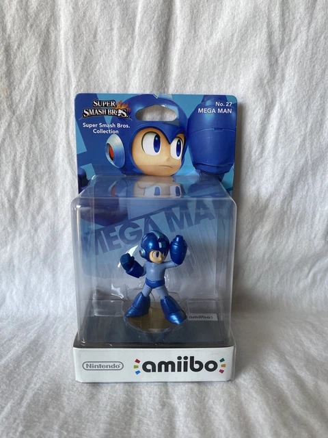 NINTENDO SUPER SMASH Bros Mega Man amiibo figurine [original packaging] $45.00 - PicClick AU