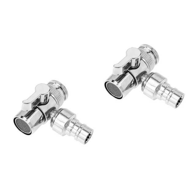 2 PACK INTAKE Pipe Connector Water Switching Valve Sturdy Structure ...