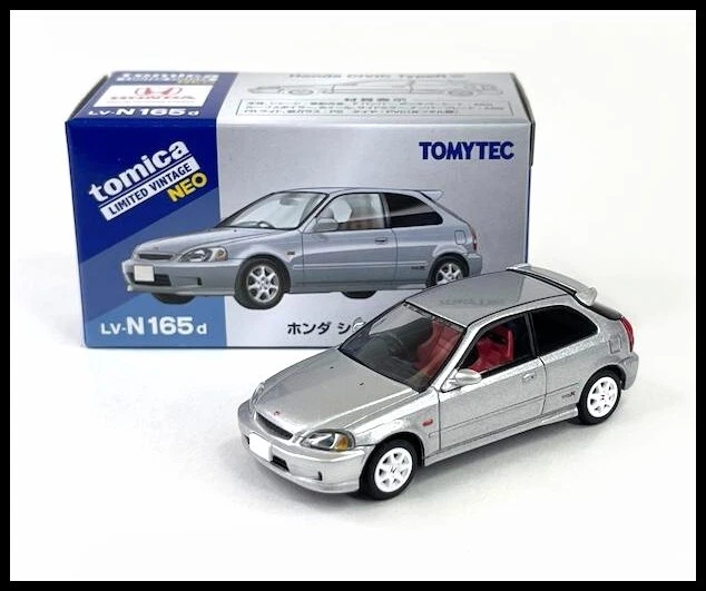 TOMICA LIMITED VINTAGE NEO LV-N165d Honda Civic Type R 99 1/64 Tomytec EK9 Neuf EUR 26,76 ...
