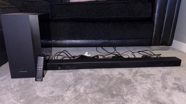 SAMSUNG SOUNDBAR WITH Subwoofer and Remote Control £104.70 - PicClick UK