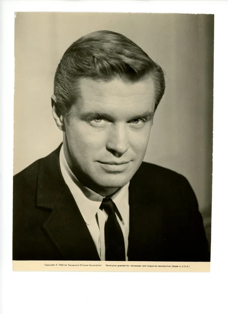 VINTAGE 8X10 DETALLADO Foto Actor George Peppard 1963 EUR 16,38 ...