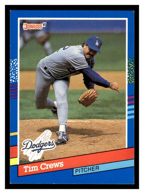 1991 DONRUSS #294 Tim Crews - Dodgers de Los Angeles EUR 1,96 - PicClick FR