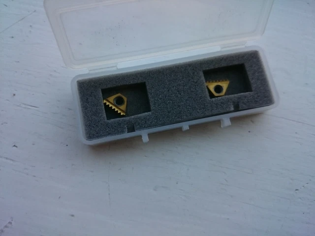 2 STELLRAM THREAD milling inserts TM6N20UN SFZ ( TM6 20 tpi 60 deg TMX ...
