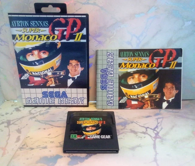 SEGA GAME GEAR Ayrton Senna's Super Monaco GP 2 en boîte étui à clapets ...