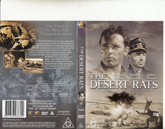 THE DESERT RATS-1953-RICHARD Burton-Movie-DVD $19.95 - PicClick AU