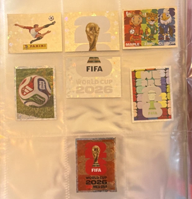 RARE PANINI FIFA World Cup 2026 Football Stickers - All seen included £ ...