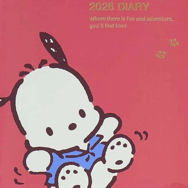 SANRIO POCHACCO B6 Diary 2026 Schedule Book JAPAN OFFICIAL $93.54 ...