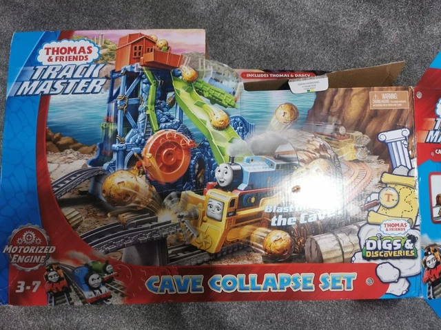 THOMAS AND FRIENDS Trackmaster Cave Collapse Set **Complete & Boxed** £ ...