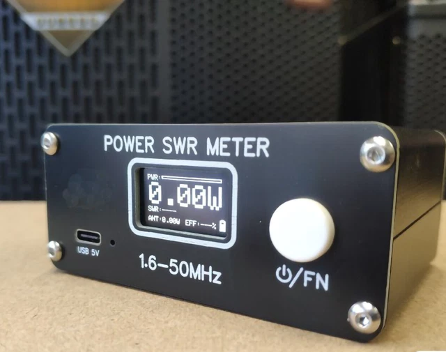 MINI QRP 150W 1.6-50MHz HF SWR / Power Meter FM/AM/CW/SSB with OLED $54 ...