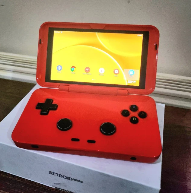 RETROID POCKET FLIP Handheld retro Console SPORT RED #1103 OUT OF 1500 ...
