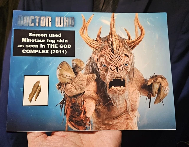 DOCTOR WHO SCREEN used genuine Minotaur Leg COSTUME PEICE. GOD COMPLEX ...