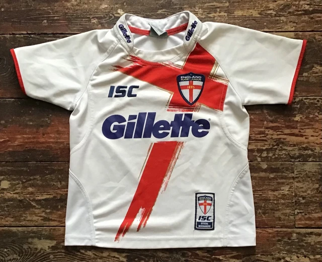 ENGLAND - RUGBY LEAGUE - ISC Childs Replica Shirt / Jersey SIZE 10 ...