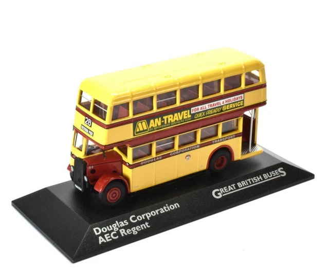 GREAT BRITISH BUSES 1:76 Scale AEC Regent Model Bus Douglas Corporation ...