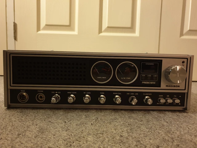 VINTAGE PRESIDENT MADISON 40 Channel SSB/AM CB Radio s/n 00011091011 ...