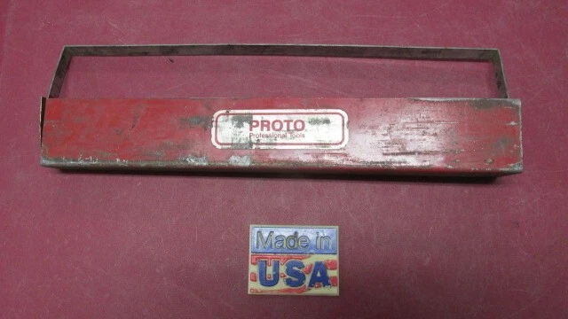 VINTAGE PROTO PROFESSIONAL Tools Metal Socket Tray ~ PROTO Part #5393 ...