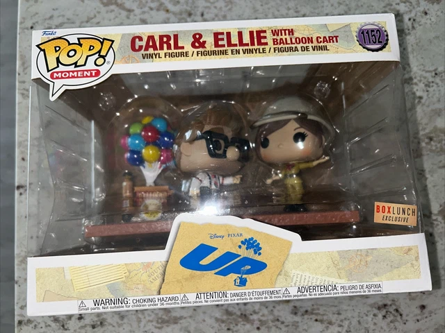 FUNKO POP! MOMENT Up: Carl And Ellie w/ Balloon Cart #1152 Box Lunch ...