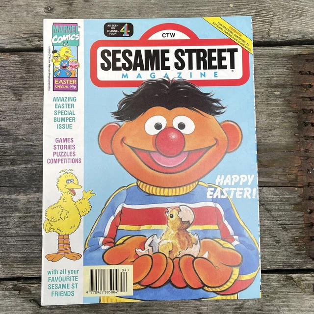 CTW UK SESAME Street Magazine 1992 Easter Special Superb Condition Rare ...