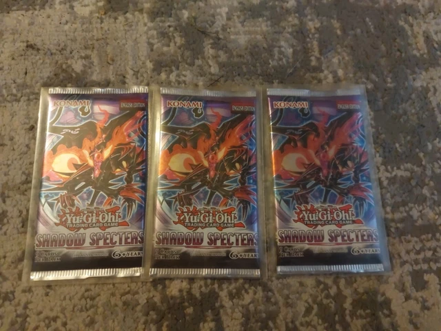 YU-GI-OH CARDS - Shadow Specters - Booster Pack X4 - New & Sealed EUR 8 ...