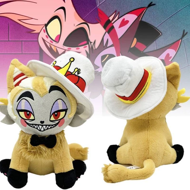 CHARMING HAZBIN HOTEL Lucifer Meow Plushie Soft And Plush Short Fur Toy ...