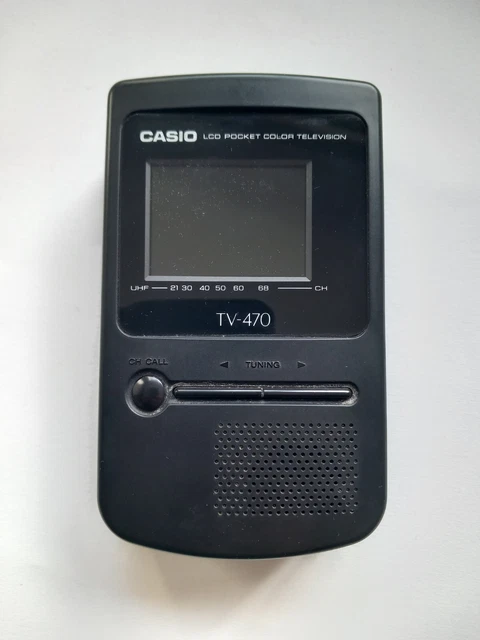 CASIO TV-470 LCD Colour Television - PAL - 2.2" Screen - Portable fully ...