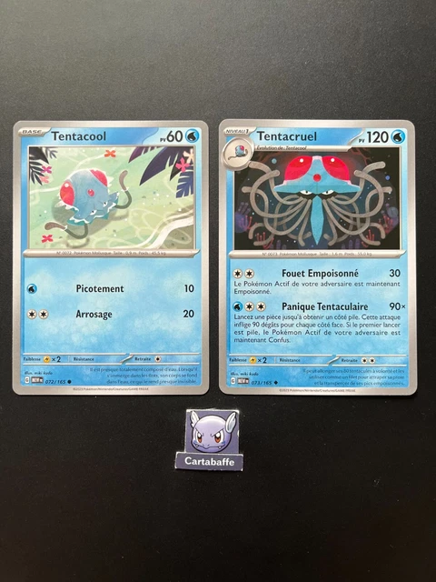 CARTE POKÉMON TENTACOOL Famille Pokédex EV3.5 Mini Série 151 NEUF EUR 1,85 - PicClick FR
