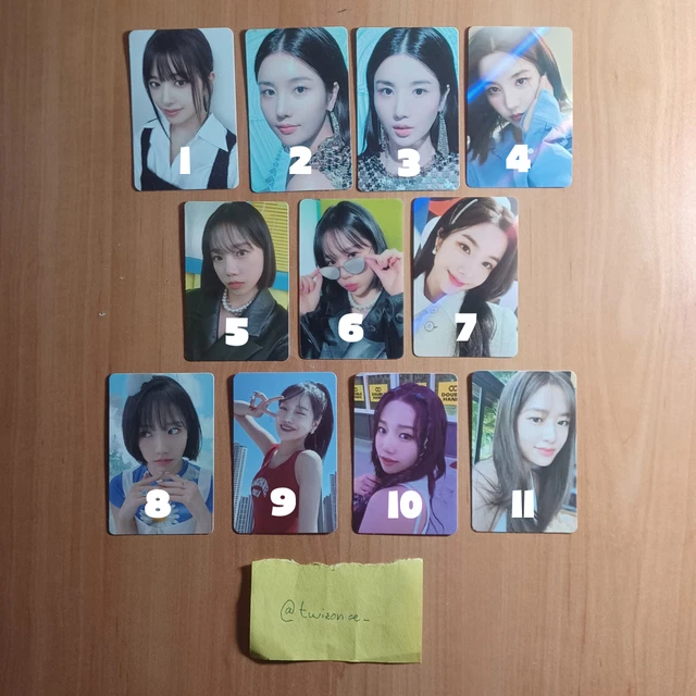 IVE YUJIN, KWON Eunbi & Jo Yuri Various Eras Album Photocards & POBs ...