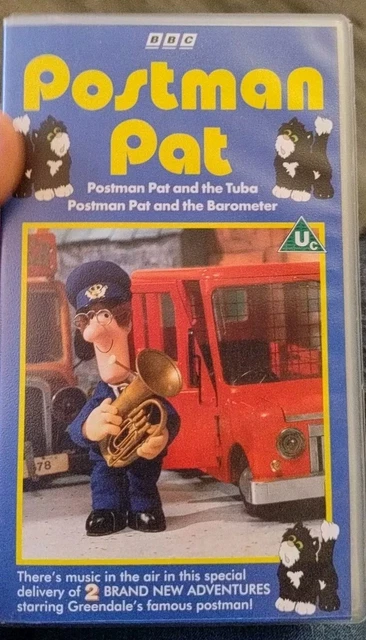 POSTMAN PAT & The Tuba Postman Pat & The Barometer BBC VHS Rare U ...