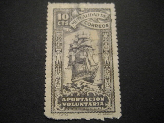 STAMP MUTUAL INSURANCE Company Of Correos. Contribution Volunteer 10 ...