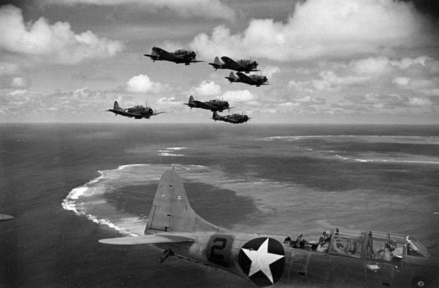 WW2 WWII PHOTO From Battle of Midway 1942 World War Two US Navy / US083 ...