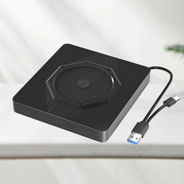 DVD CD PLAYER 5Gbps DVD CD Burner External Optical Drive for Tablet ...