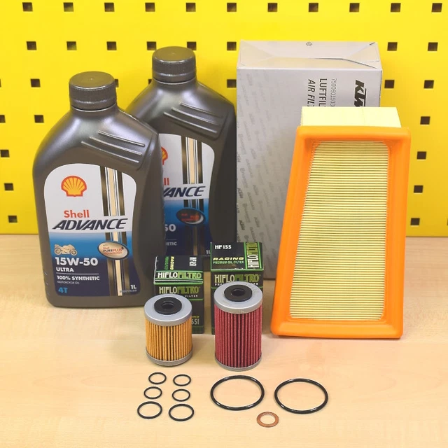 HUSQVARNA 701 SUPERMOTO Enduro Shell 15W50 Filtre à Huile Original Air ...