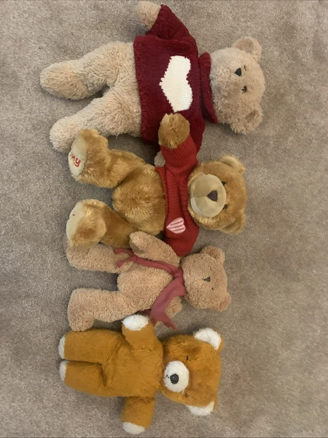 BUNDLE VINTAGE TEDDYS, X4, Harrords, Simply Soft Collection, M&S ...