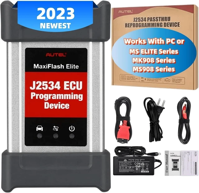 2024 AUTEL MAXIFLASH Elite VCI J2534 Pr~grammer Tool for IM608 MK908P ...