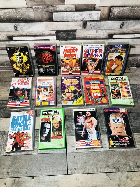 X15 WWF VHS Bundle Video Tapes Retro 80s/90s/2000s Wrestle Mania & More ...
