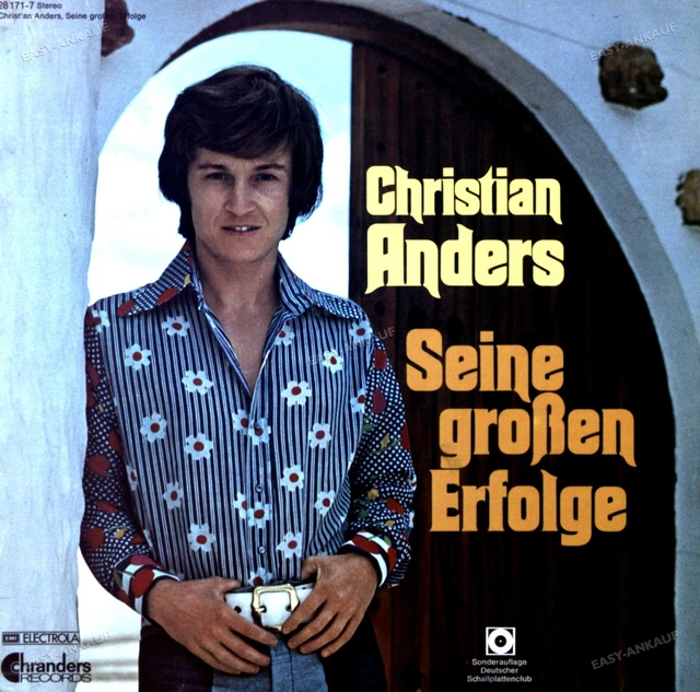 CHRISTIAN ANDERS - Seine Grossen Erfolge LP 1972 (VG/VG) . EUR 4,99 ...