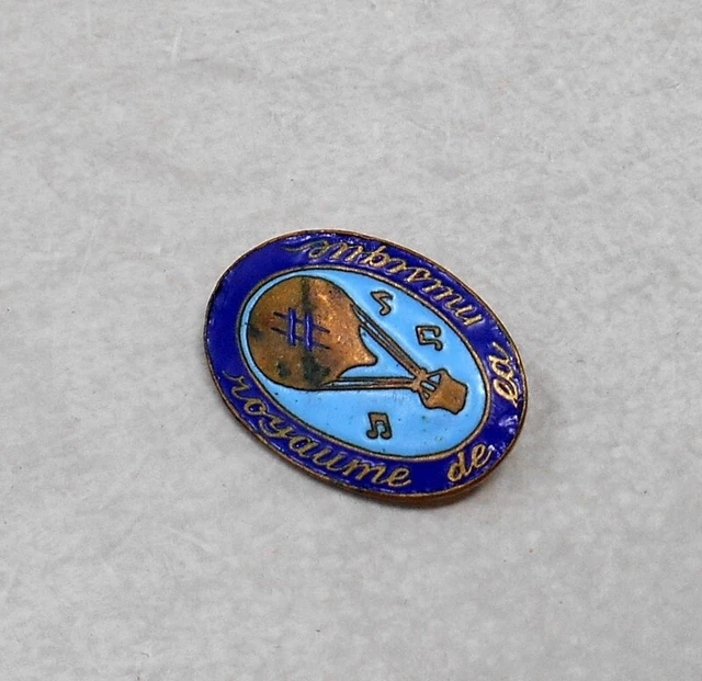 BROCHE INSIGNE EN métal émaillée - Arthus Bertrand Paris - Royaume de la musique EUR 4,00 ...