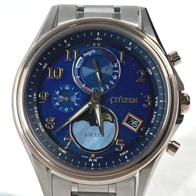 CITIZEN EXCEED BY1026-65L Édition Limitée Yozora Tsukigasa Solaire Montre Hommes EUR 2.291,20 ...