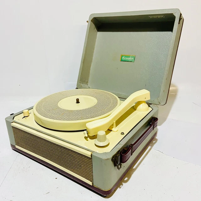 MARCONIPHONE R70-M SUPER-COMPACT Portable Record Player, Valve Amp ...
