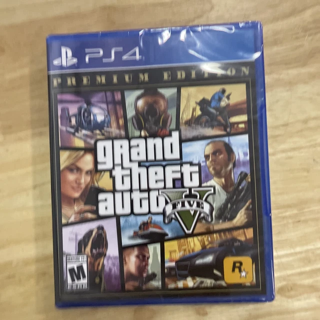 GRAND THEFT AUTO V Premium Edition GTA 5 PS4 PlayStation 4, neuf scellé en usine EUR 25,18 ...