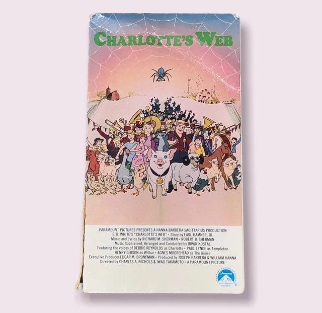 CHARLOTTES WEB VHS 1979 Original Copy Rare Pig Spider Wilbur Debbie ...