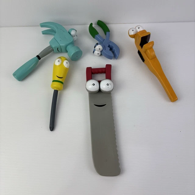 DISNEY JUNIOR HANDY Manny Tools Screwdriver Wrench Hammer HandSaw ...