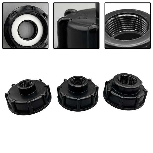 IBC BARREL CONNECTORS Plastic IBC Container Cap 1/2 3/4 1\ Adap £8.62 ...
