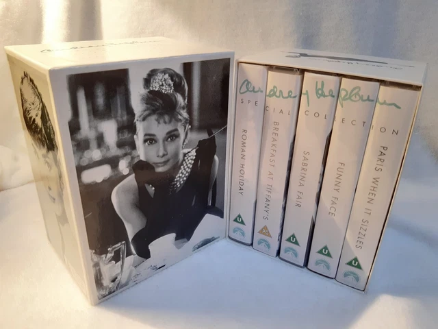 AUDREY HEPBURN SPECIAL Collection (5 VHS Box Set) Video Cassette Tape £ ...