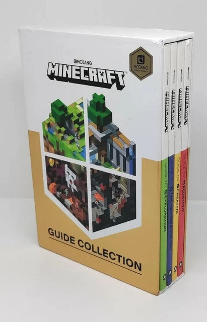 MINECRAFT GUIDE COLLECTION Set of 4 Books Box Set Del Rey Mojang $16.94 ...