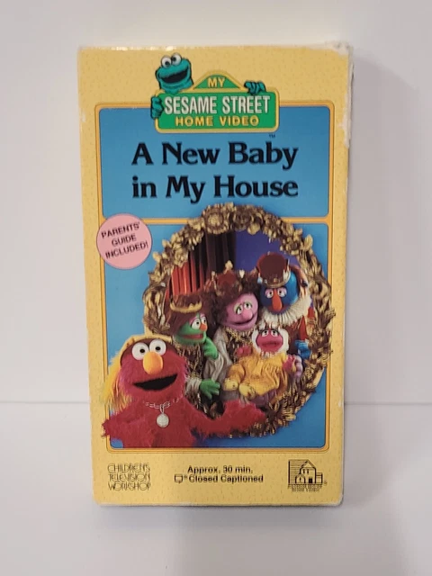 SESAME STREET - A New Baby in My House (VHS, 1996) $25.99 - PicClick CA