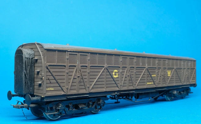 KIT BUILT GWR Siphon G Bogie Van White metal kit OO gauge finescale EUR ...