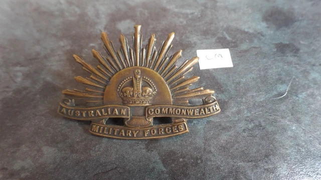 AUSTRALIAN COMMONWEALTH MILITARY Forces Cap Badge £29.07 - PicClick UK AUSTRALIAN COMMONWEALTH MILITARY Forces Cap Badge £29.07 - PicClick UK