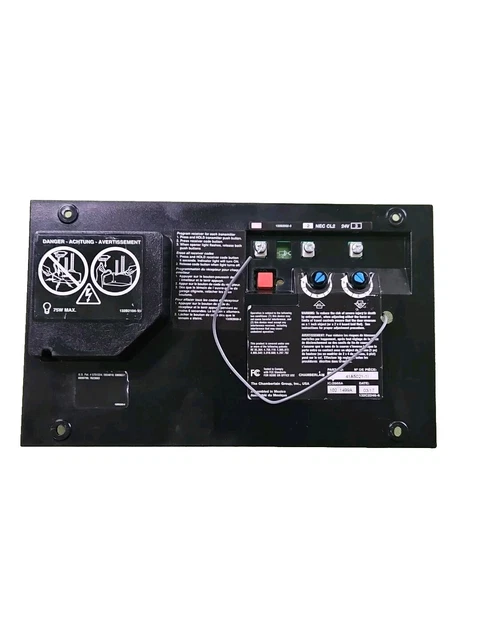 CHAMBERLAIN 41A5021-I GARAGE Door Circuit Board End Panel Red Learn ...