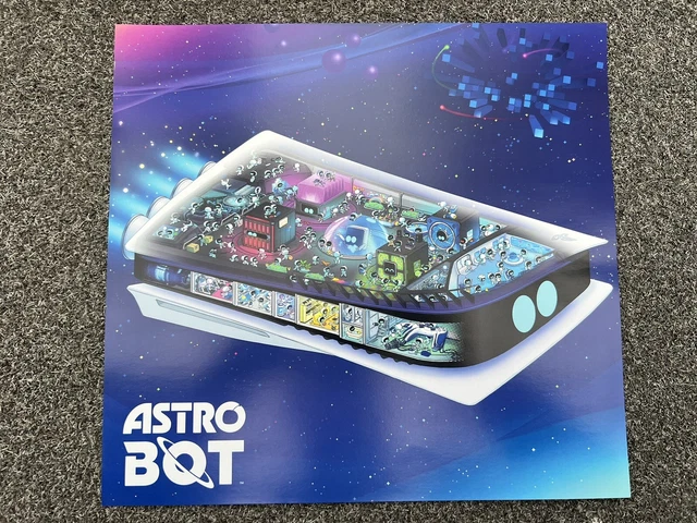 ASTRO BOT 2024 Game Poster Team Asobi PlayStation Poster Astrobot £16. ...