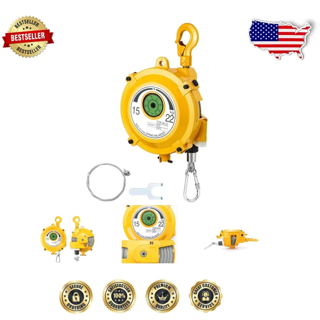 AVIATION-GRADE SPRING BALANCER with Adjustable Tension for Safe Tool ...